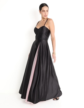 Vestido maxi de fiesta Wicked escote corazón